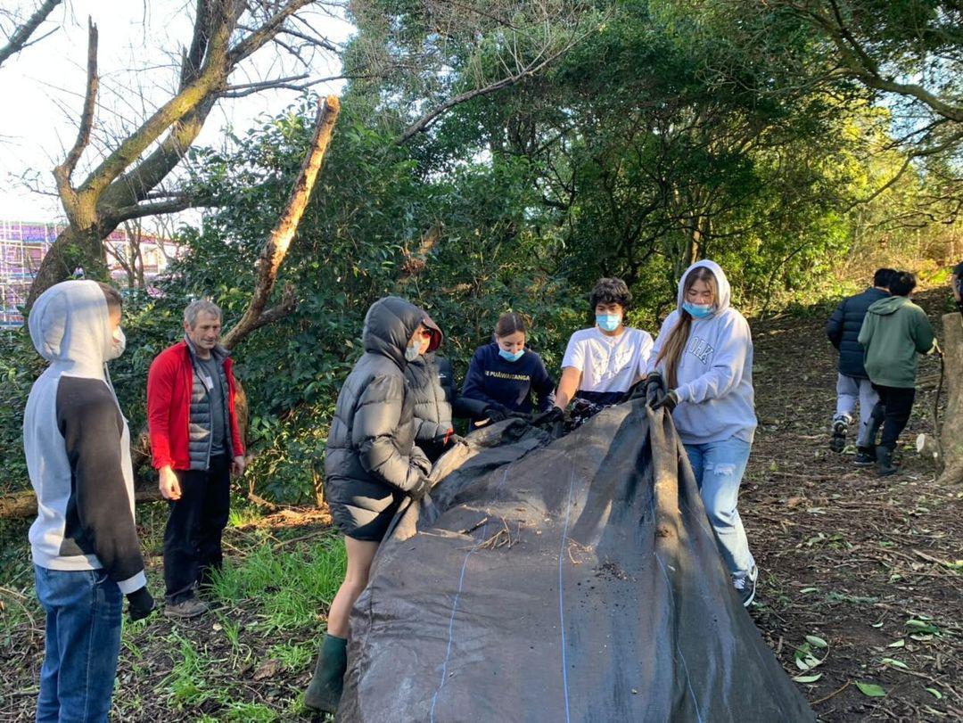 Matariki planting at the awa – Western Springs College