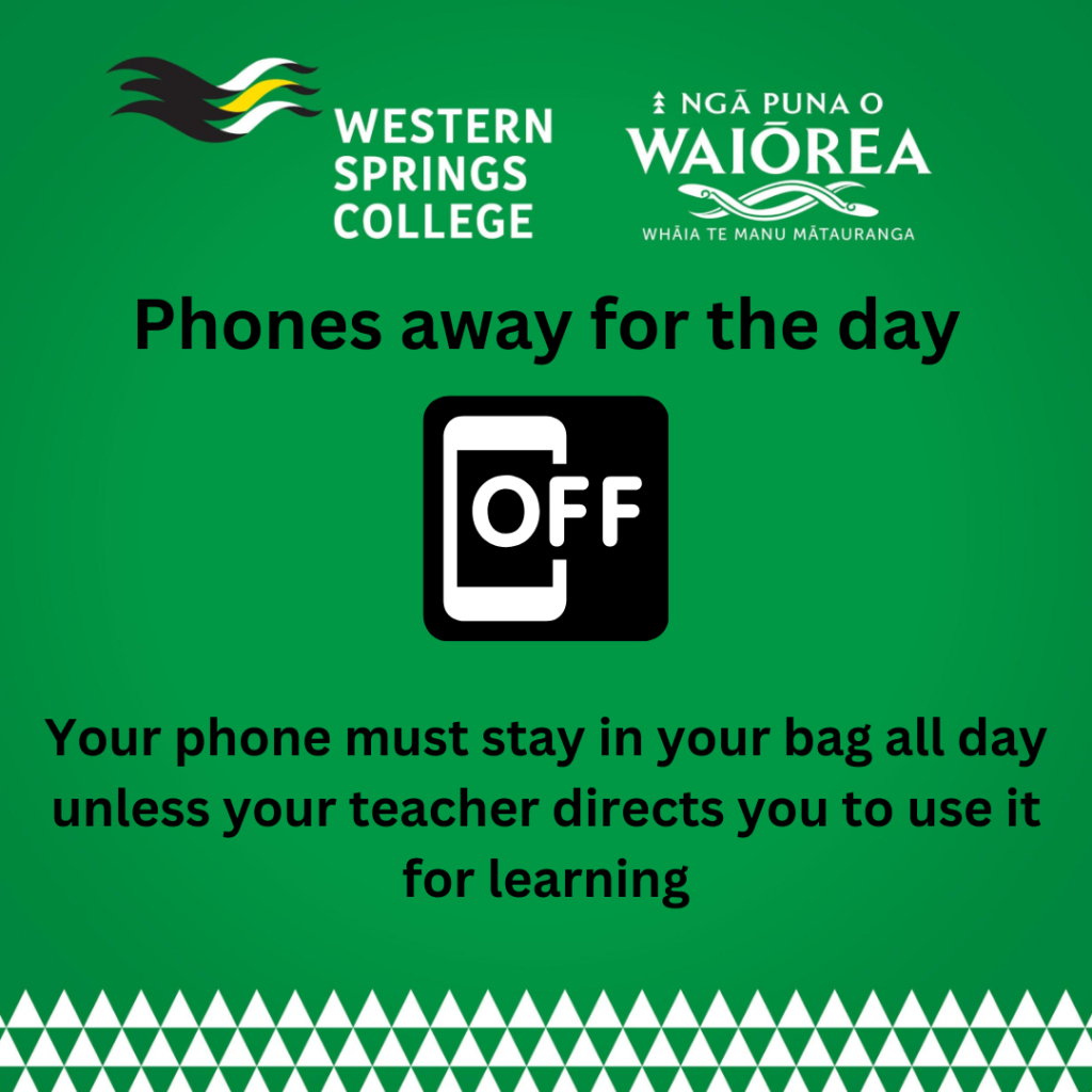 Implementation of Government Cellphone ban in schools – Western Springs ...