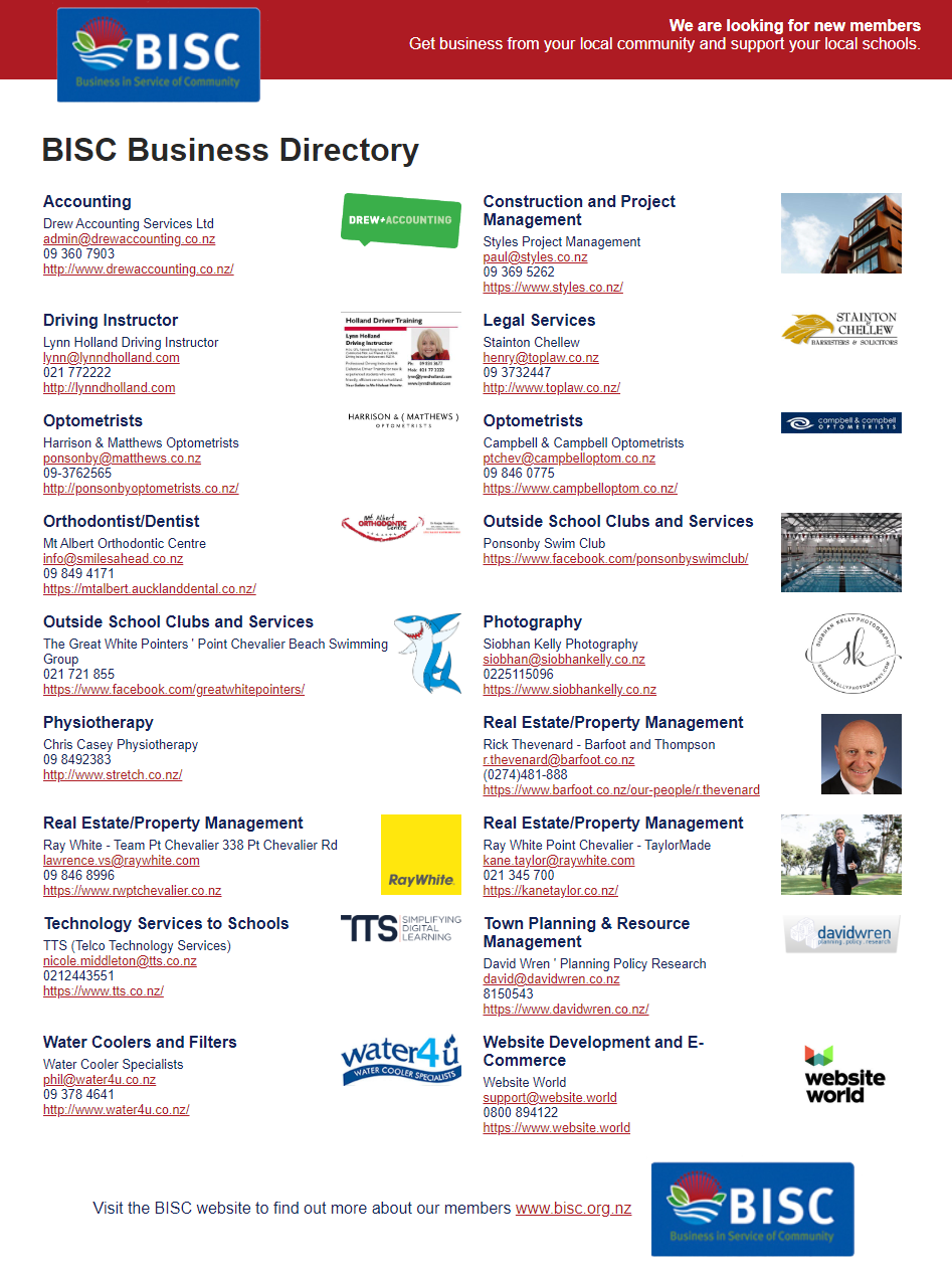 BISC – seeking new members – Western Springs College