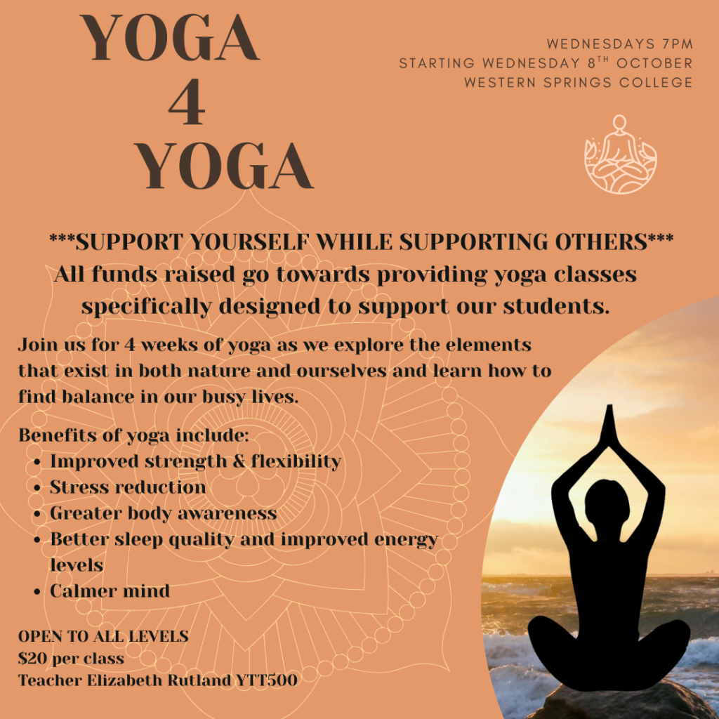 Yoga 4 Yoga classes – pay it forward to our students/ākonga – Western ...
